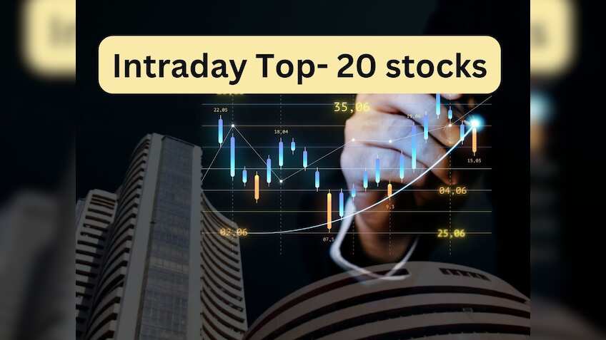 Top 20 Stocks for Today: इन 20 स्‍टॉक्‍स पर रखें नजर, इंट्राडे में कर ...