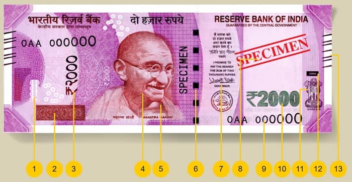 ₹2000 के नोट दोबारा दिखें तो परख लीजिएगा ये 17 फीचर्स, असली की कराते ...