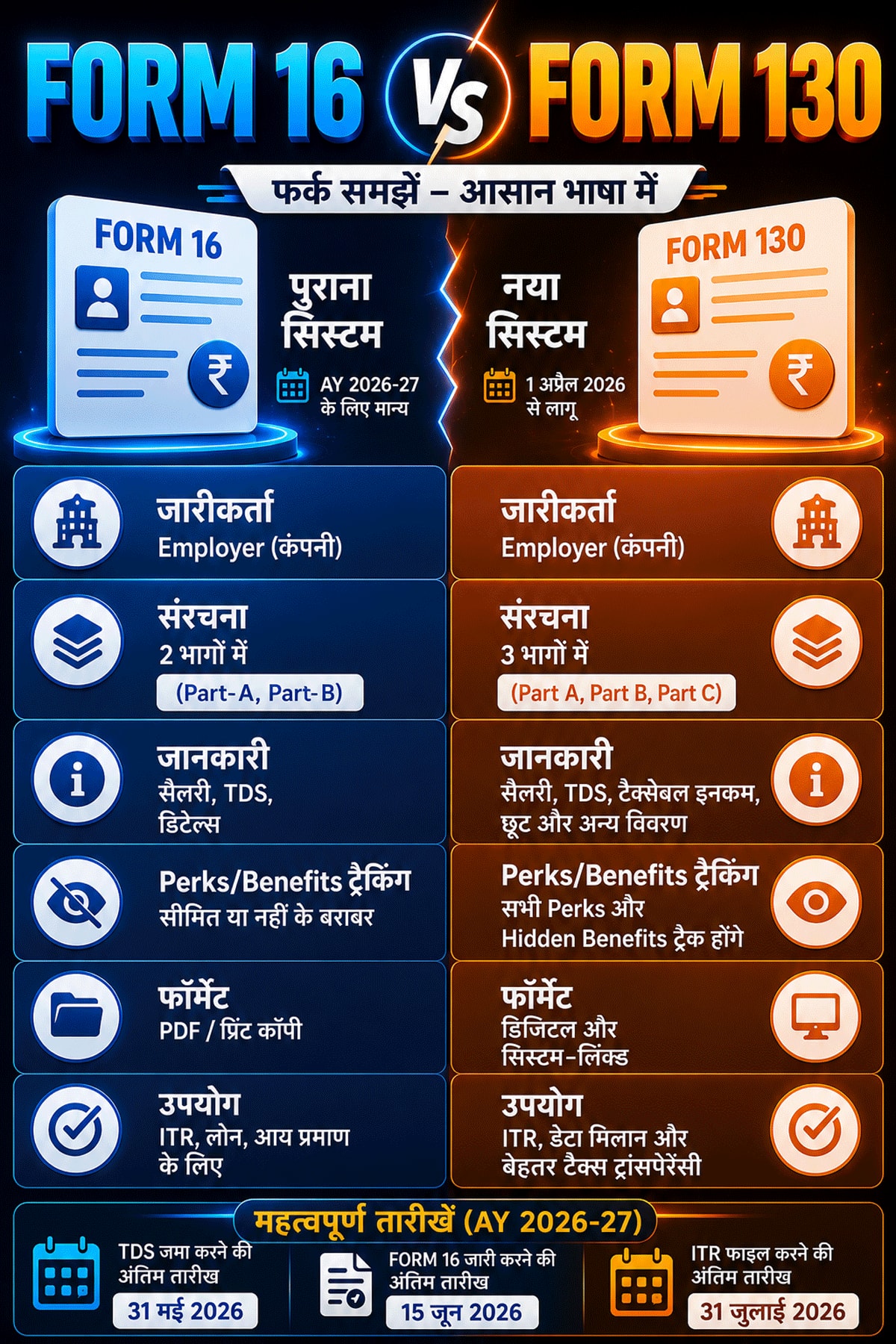 ITR Filing: अब तक नहीं मिला Form 16? कब तक आएगा? या इस बार Form 130 ...