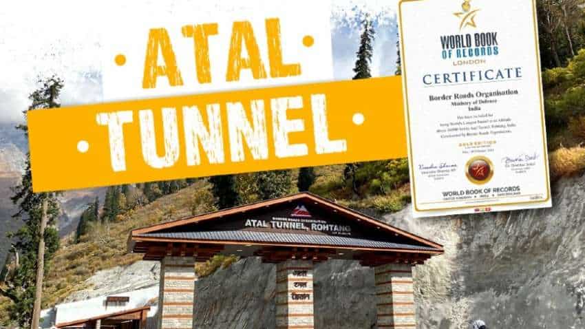वर्ल्ड बुक ऑफ रिकॉर्ड्स में दर्ज हुआ Atal Tunnel का नाम, जानिए 10 हजार ...