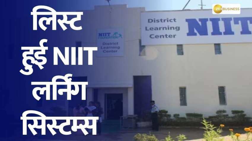 NIITLearningSystems की बाजार में शुरुआत, लिस्ट हुई NIIT लर्निंग सिस्टम ...