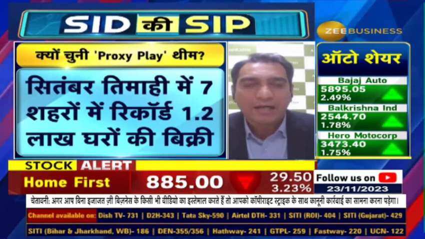 SID KI SIP: सिद्धार्थ सेडानी ने क्यों चुनी 'Proxy Play' थीम? Invest In ...
