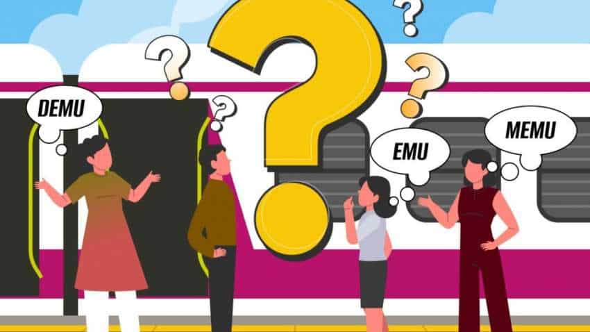 EMU, DEMU, MEMU... नाम तो सुना है लेकिन क्या मतलब जानते हैं? दूसरी ट्रेनों से कितनी अलग होती हैं ...