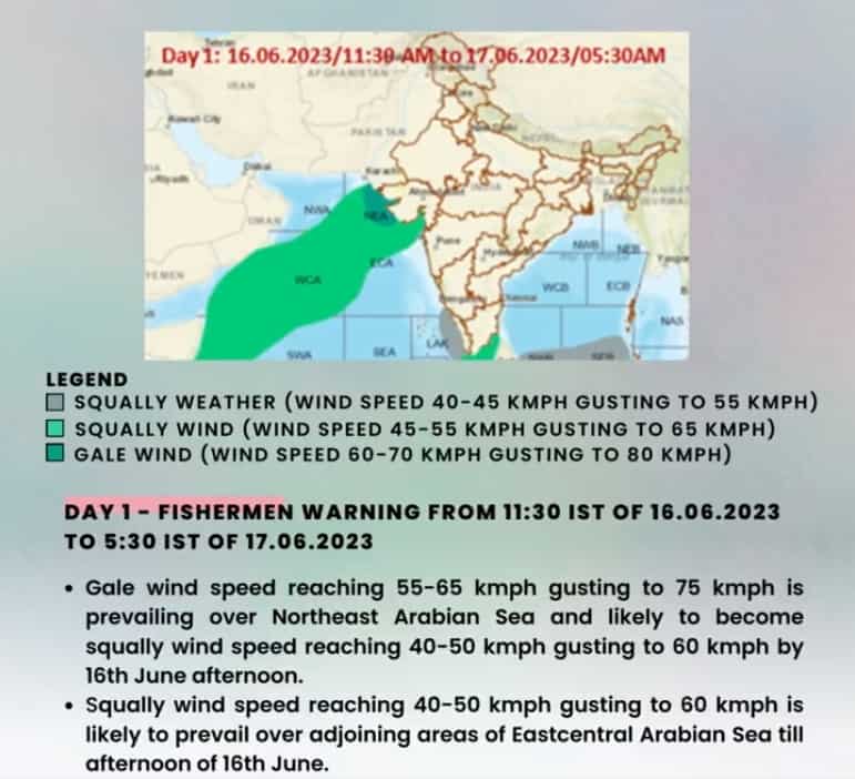 Biparjoy Cyclone Highlights: Heavy rains in Gujarat; railway track ...