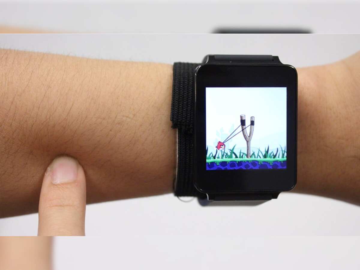 Now, new wearable technology developed that turns arm into a touchpad ...