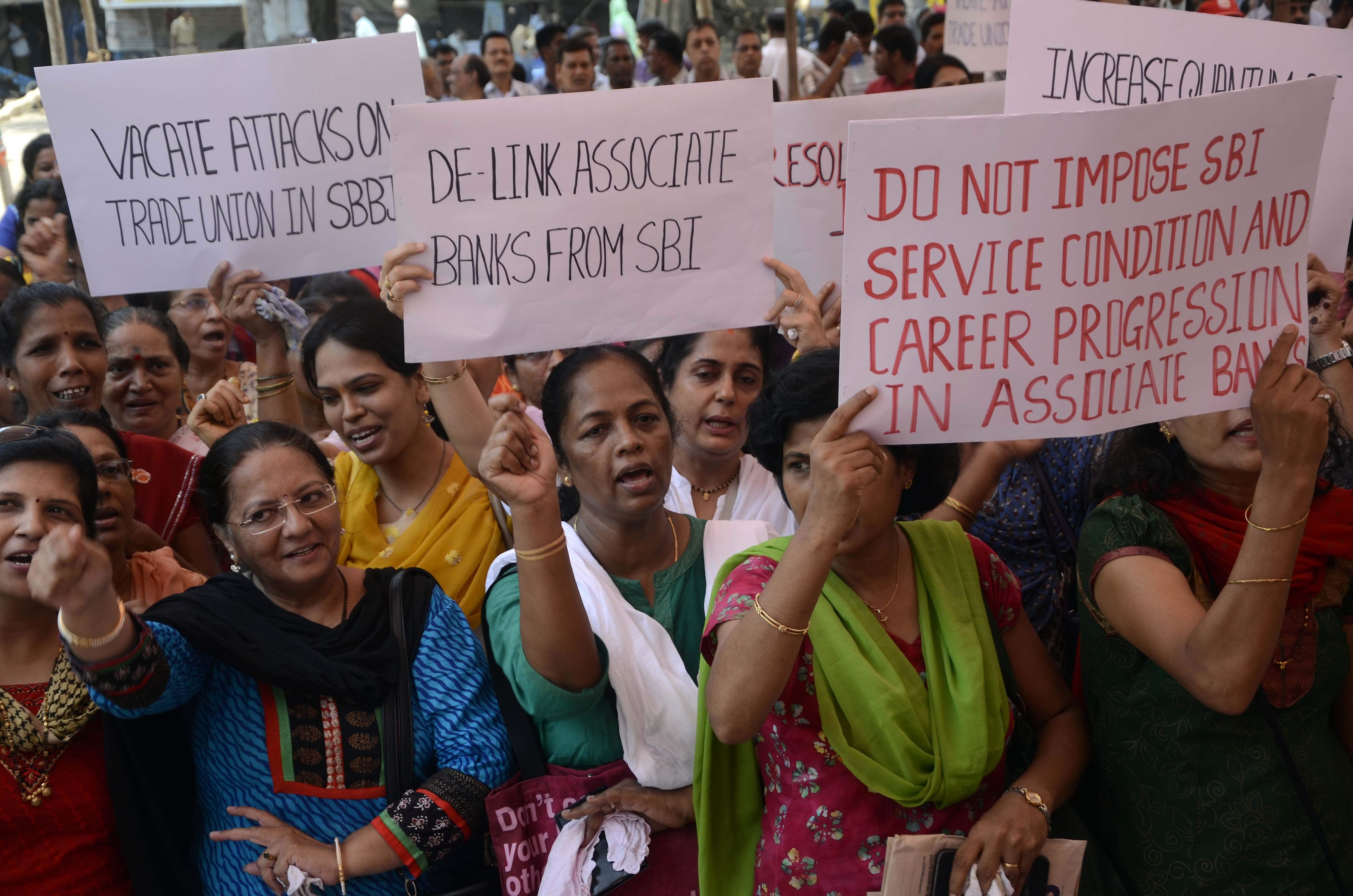 SBI merger: Associate banks' employees call for strike