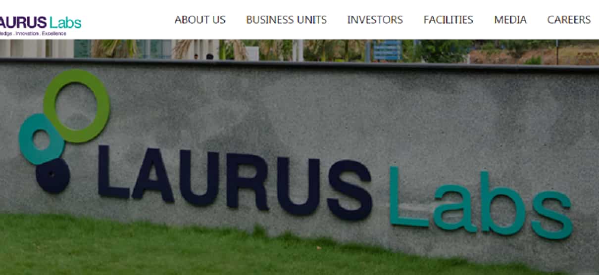Laurus Labs lists at 14% premium