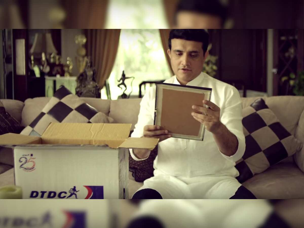 DTDC signs up Sourav Ganguly; launches ad campaign | Zee Business