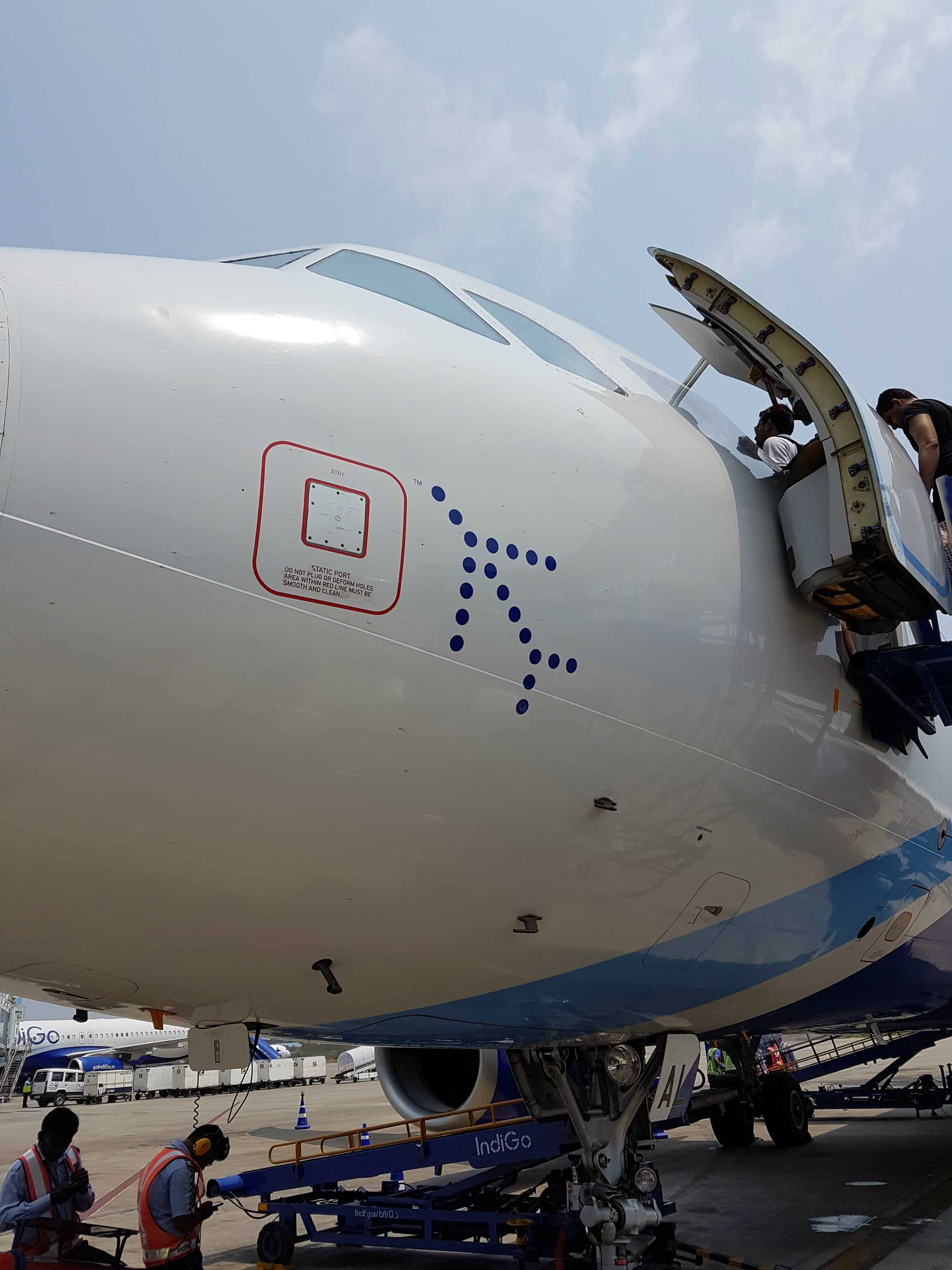 IndiGo plane engine catches fire, 174 passengers, crew unhurt