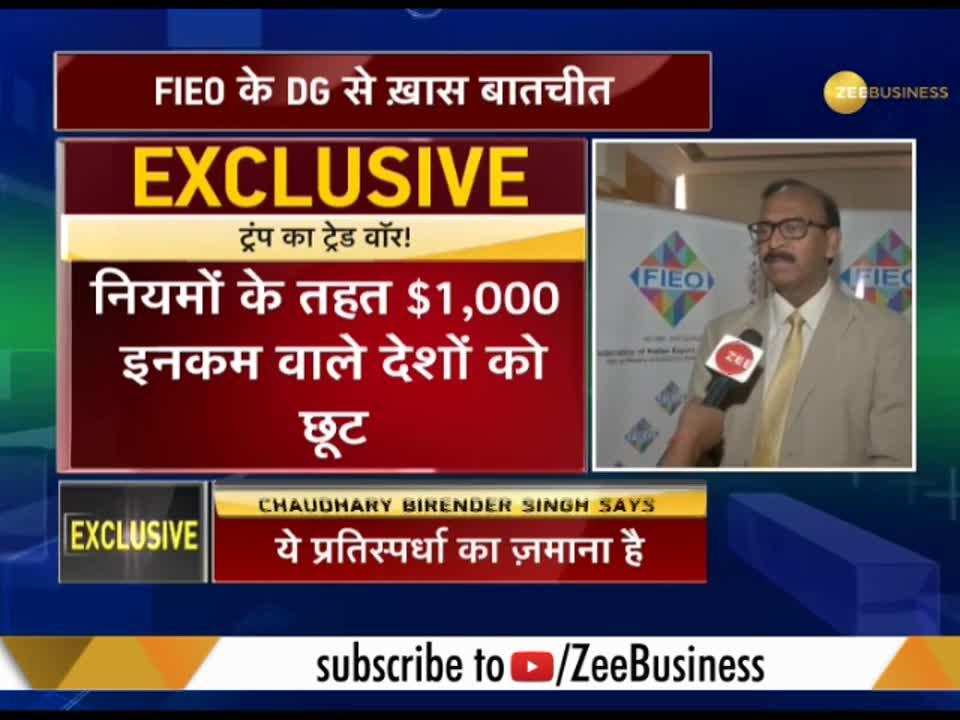 Zee interacts with DG of Federation of Indian Export Organisations ...