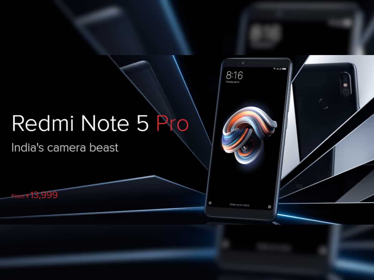 Redmi Note 5 Pro price in India Rs 13,999; flash sale on Mi.com ...