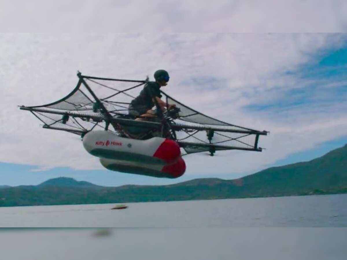 Kitty Hawk Flyer airborne! Google cofounder Larry Page's flying car ...
