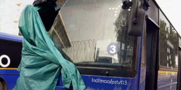 Indigo airlines bus catches fire, passengers rescued | Zee Business