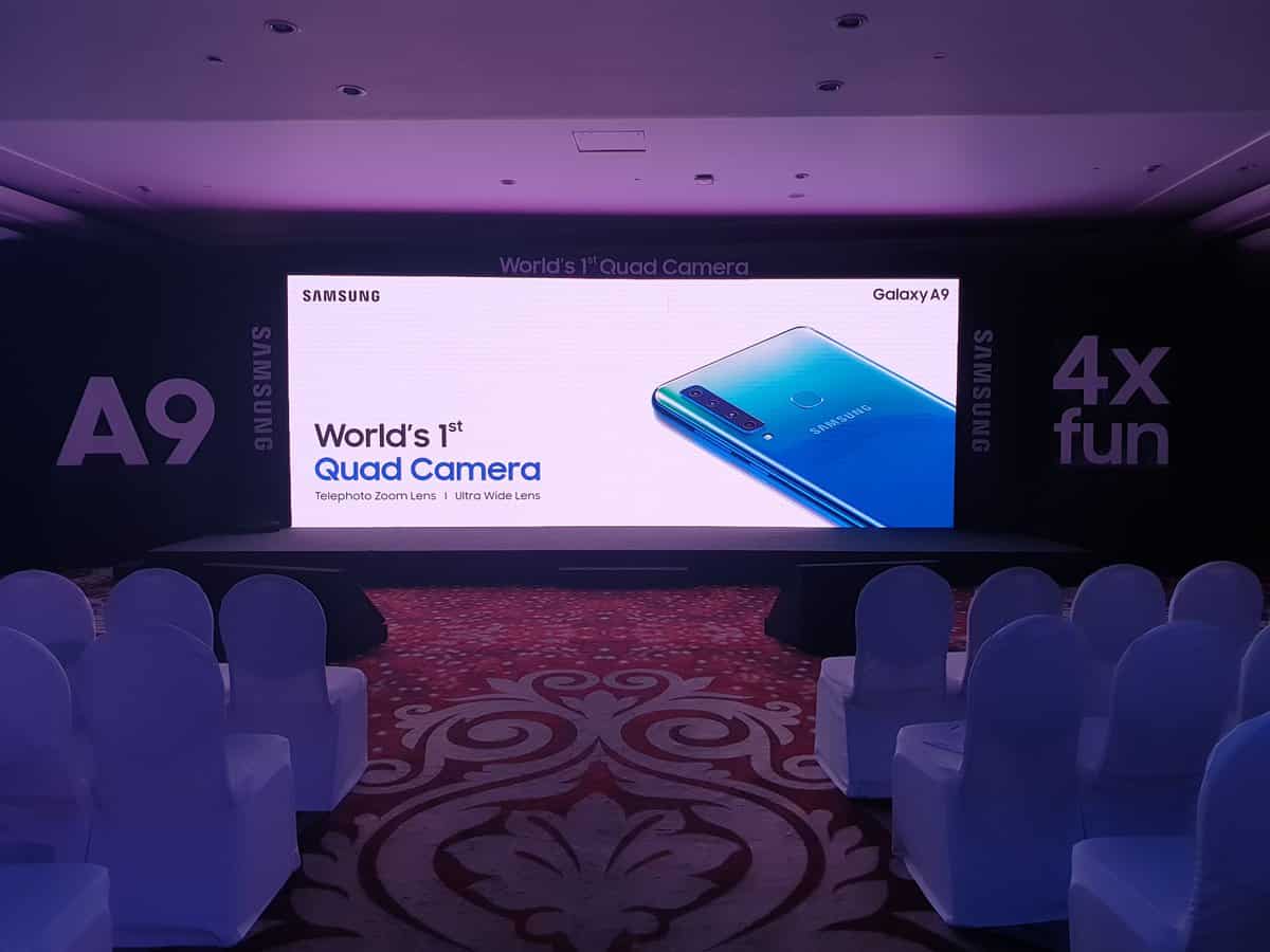 Samsung Galaxy A9 launched in India today; first smartphone with quad ...