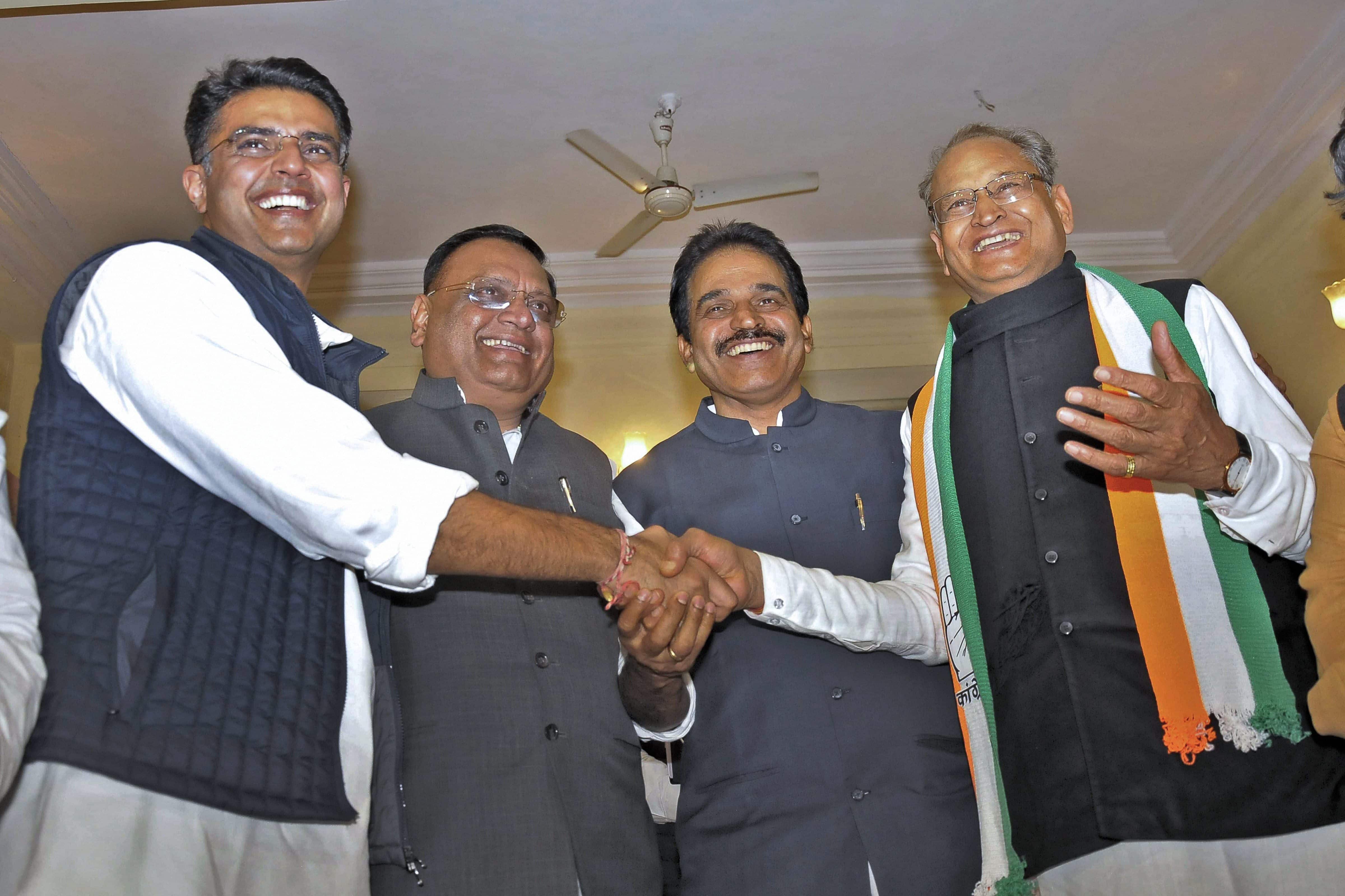 Congress single-largest party in Rajasthan with 99 seats, BJP gets 73 ...