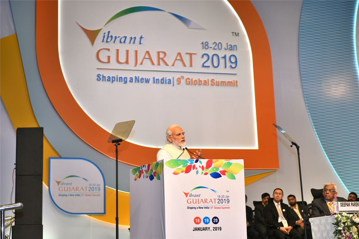 Vibrant Gujarat Global Summit: PM Modi says India aims at 'Top 50' rank ...
