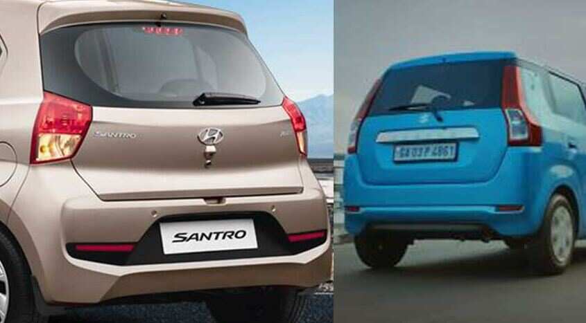 Maruti WagonR Vs Hyundai Santro price, specification, models compared ...