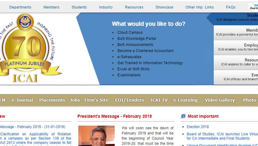 DECLARED! ICAI IPCC Result Nov 2018: CA Intermediate Results out at ...