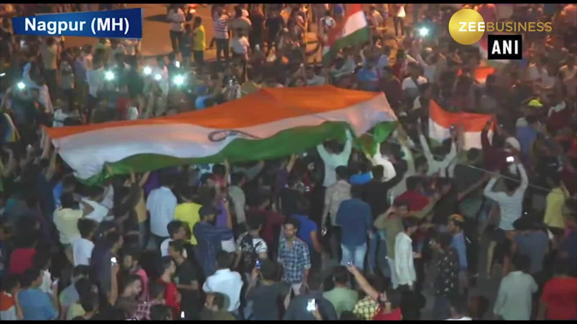 CWC 19: Cricket fans all over India celebrate win against Pakistan ...