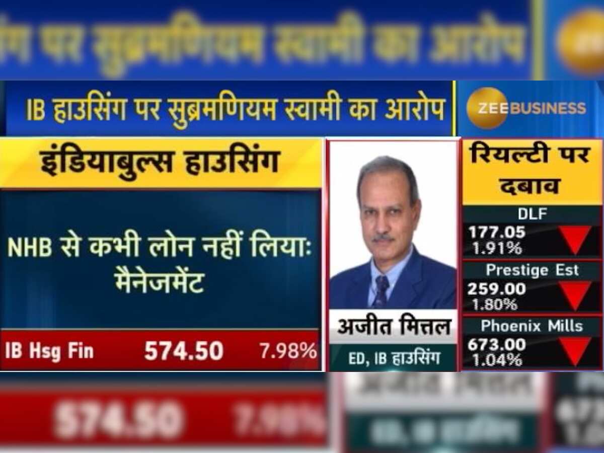 Indiabulls has never taken a single penny from NHB; Allegations are ...