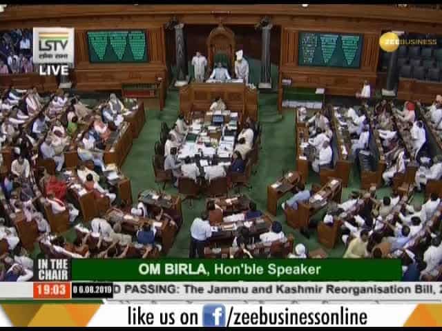 Lok Sabha Passes J K Reorganisation Bill