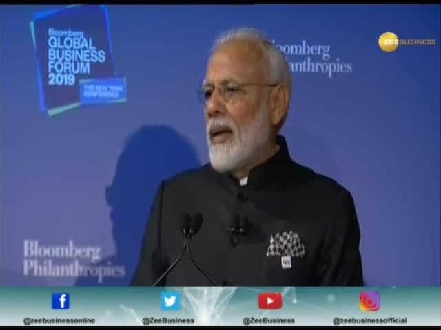 PM Modi delivers keynote address at Bloomberg Global Business Forum ...