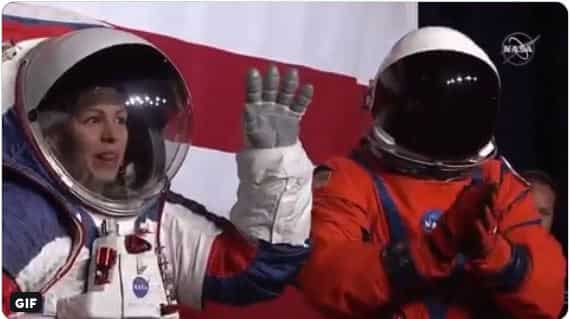 1st woman to walk on Moon will wear this spacesuit