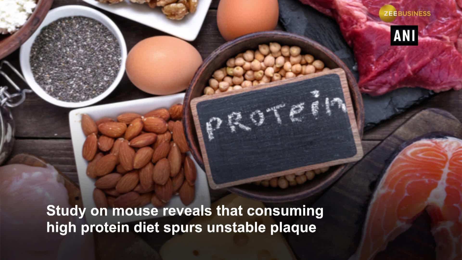 Study reveals high-protein diets boost artery-clogging plaque | Zee ...