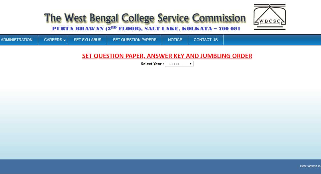 WB SET 2020: Answer Key released! Check wbcsc.org.in for more details ...