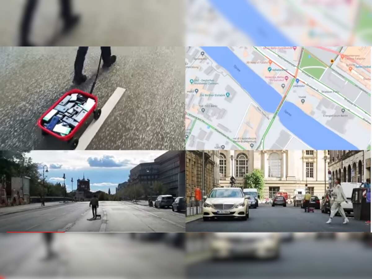 Man caused virtual traffic jam on Google Maps with with 99 phones | Zee ...