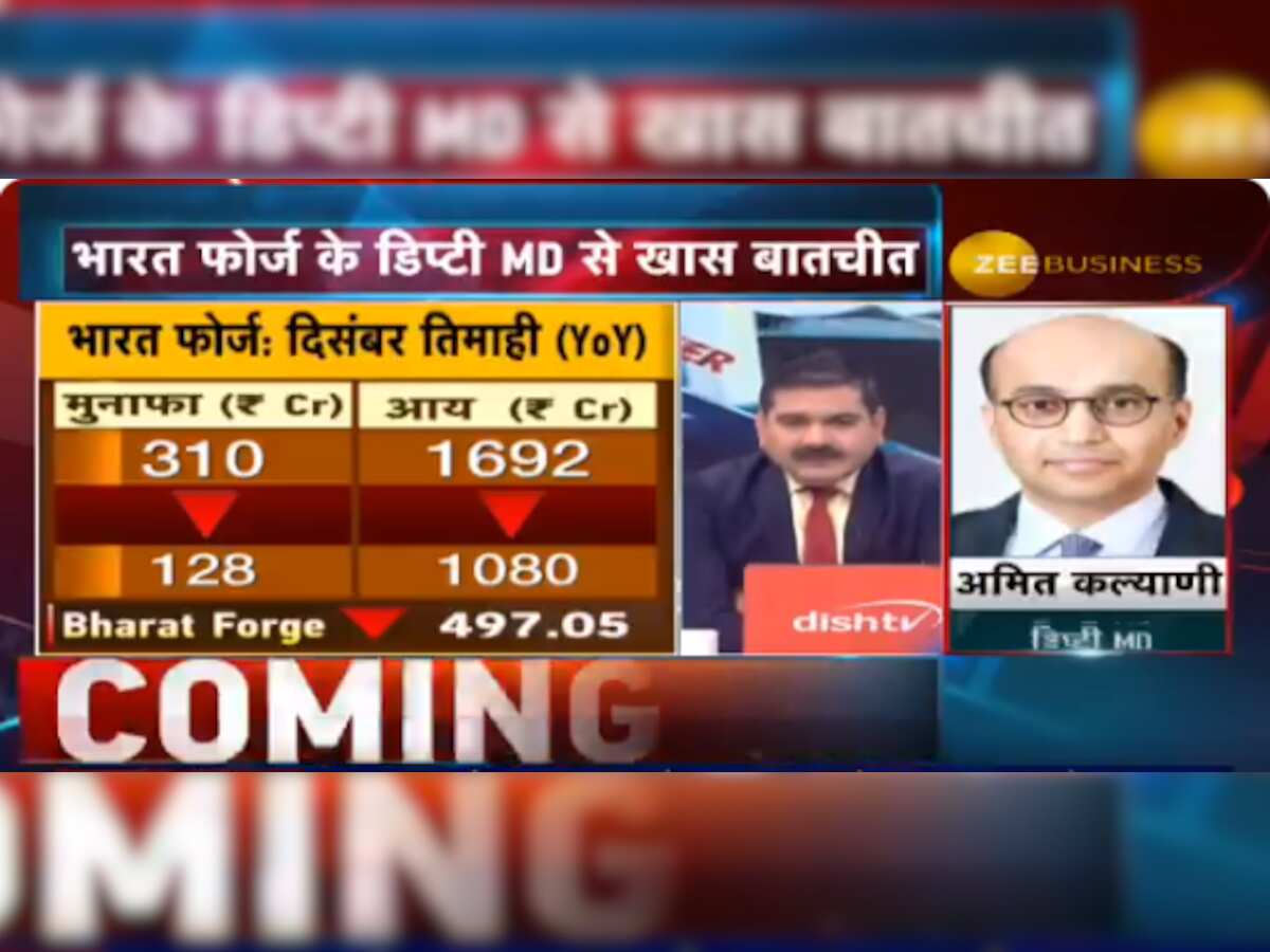 Bharat Forge Deputy MD Amit Kalyani on company's Q3 result, coronavirus ...