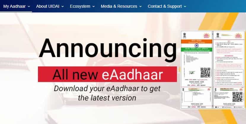 Eaadhaar.uidai.gov.in download: Is Aadhaar or e-Aadhhar a valid proof ...
