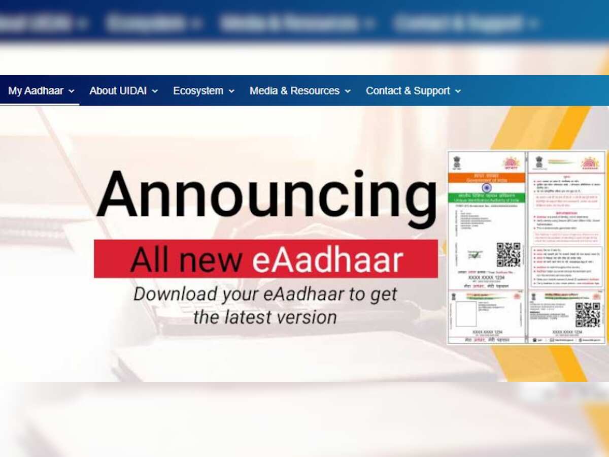 Eaadhaar.uidai.gov.in download: Is Aadhaar or e-Aadhhar a valid proof ...