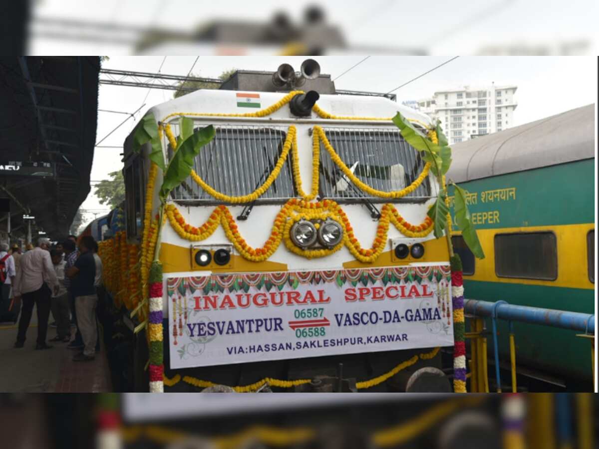 New Bengaluru-Goa express train flagged off - All you need to know ...