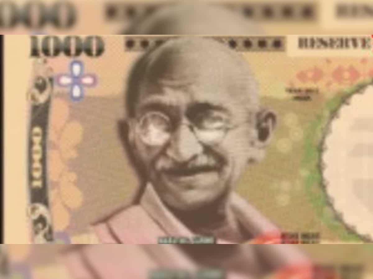 Rs 1000 new note issued by RBI or not? Here is truth of viral image ...