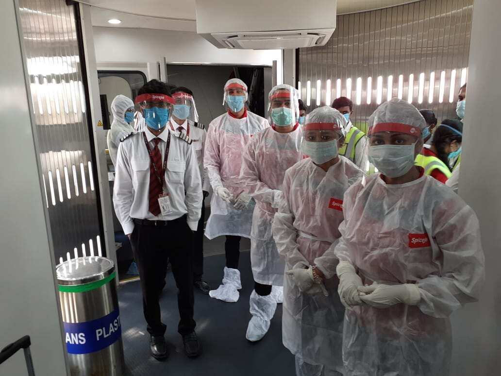 SpiceJet cabin crew back in new avatar as flight operations resume ...