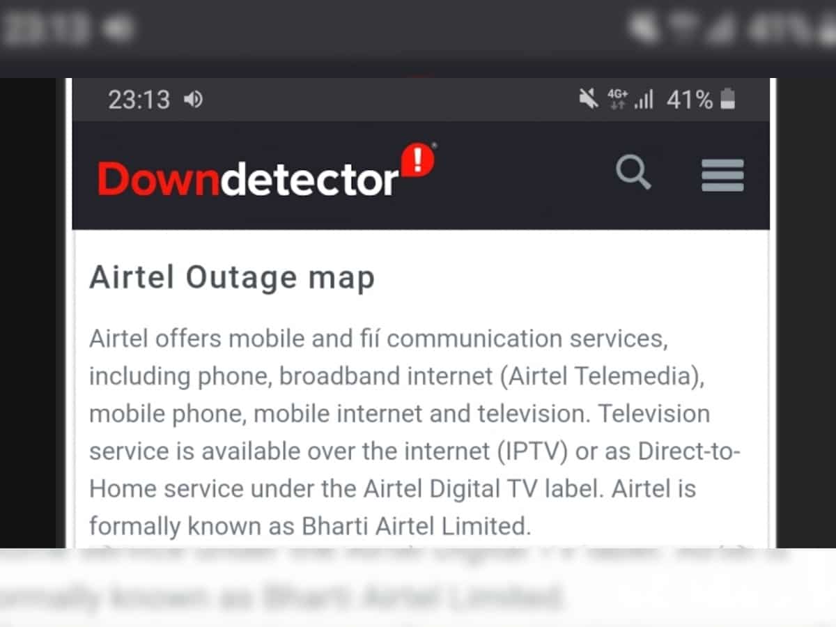 Airtel says no broadband outage after users reported issues | Zee Business