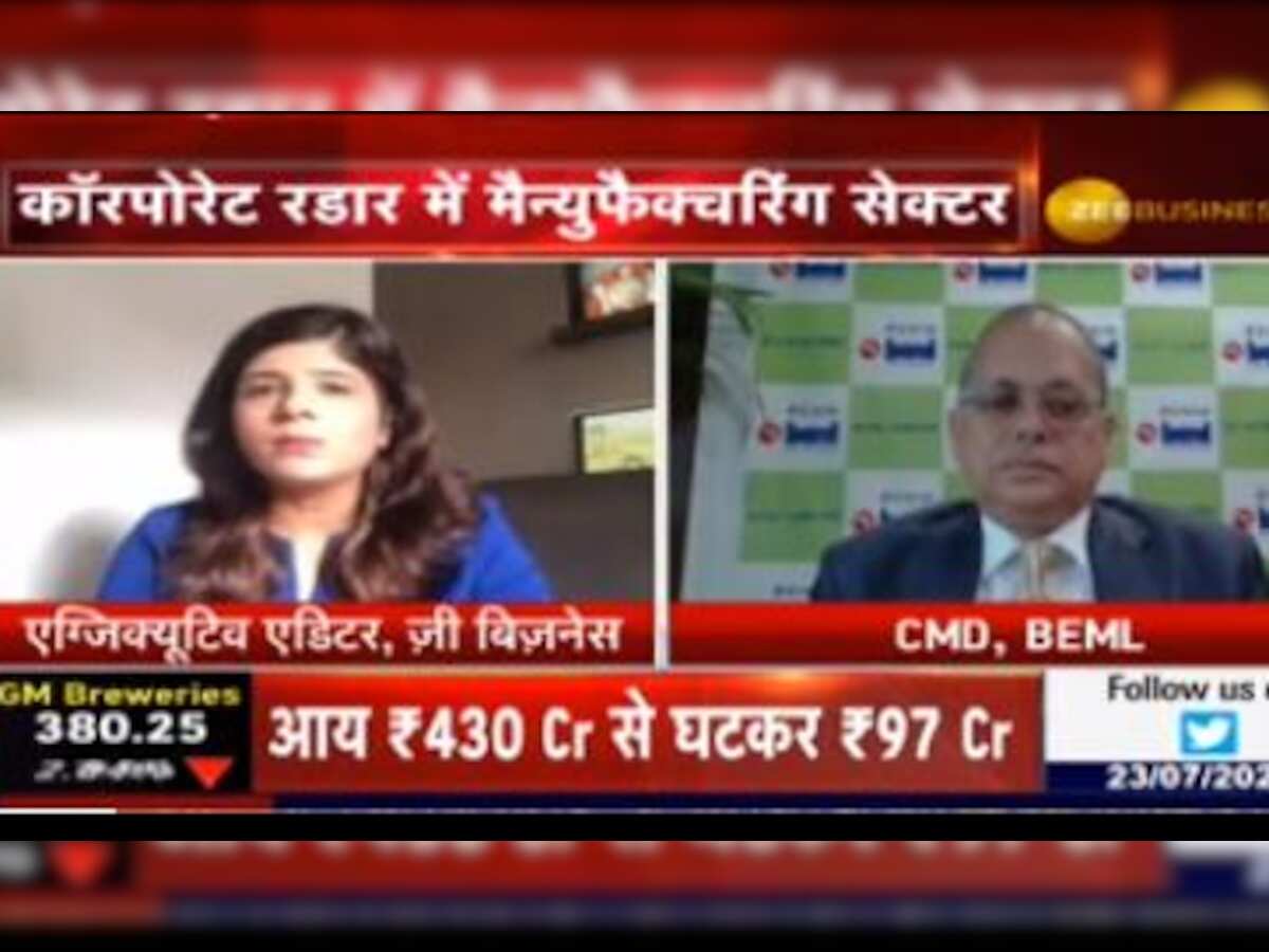 BEML likely to have a strong order book of Rs 16,000 crore by end of ...