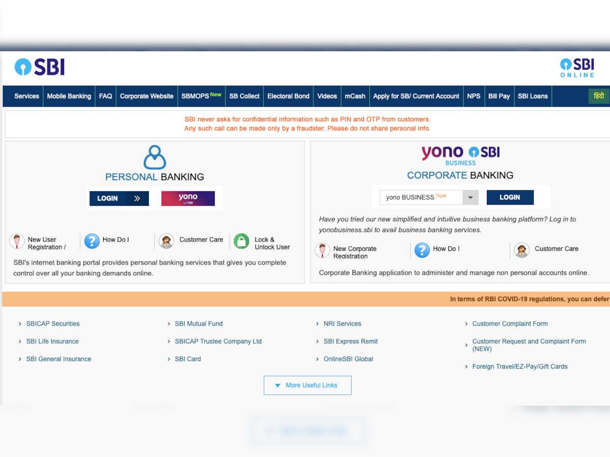 OnlineSBI: Benefits you probably don’t know, but are being offered by State Bank of India ...