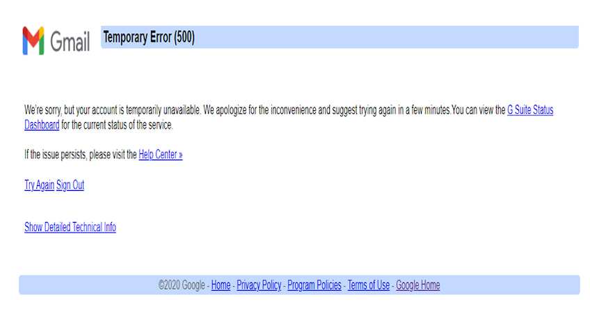 Gmail not working? Google email down? Are you too getting Temporary ...