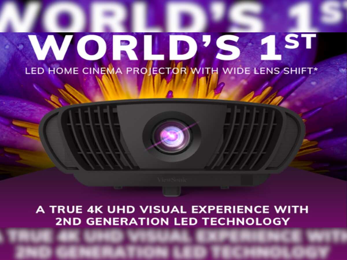 World's 1st LED home cinema projector with wide lens shift LAUNCHED in ...