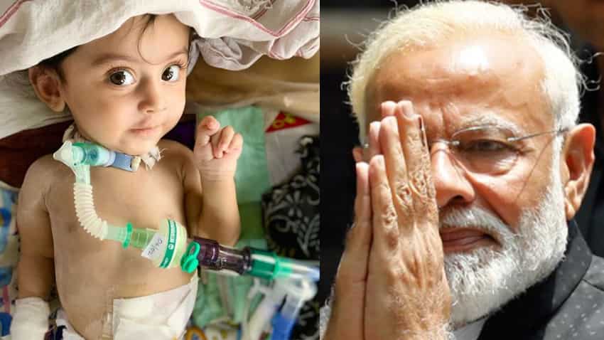 Rs 6 crore help! Modi government shows big heart for 5-month-old girl ...