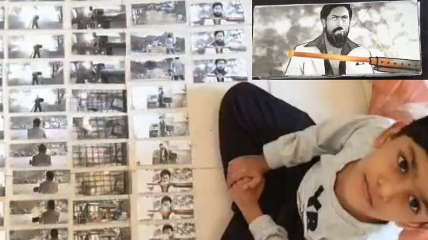 Amazing! Ahead of KGF 2 release, mind-blowing flip art with 100 ...