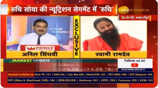 ZEE BUSINESS SUPER EXCLUSIVE: In detailed interview, Swami Ramdev reveals complete Ruchi Soya ...