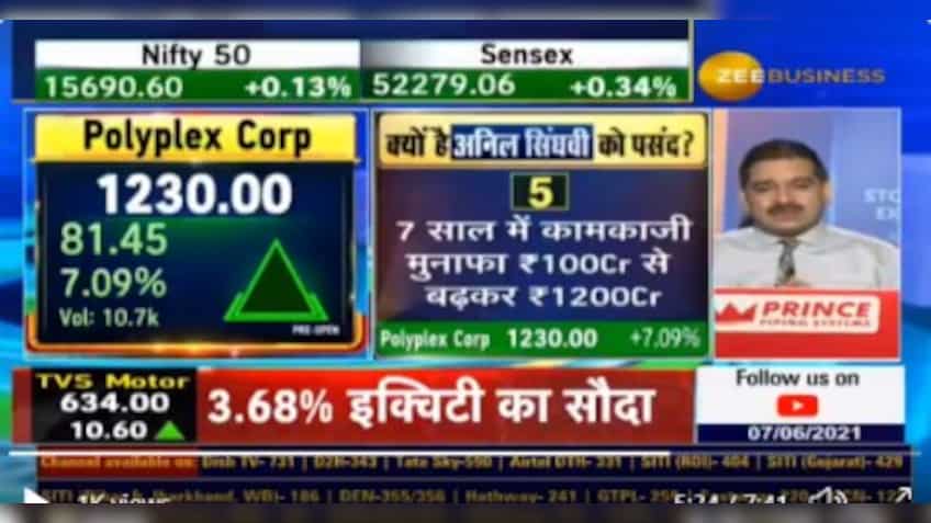 SIP Stock: Polyplex Corp! Here is why Market Guru Anil Singhvi termed ...