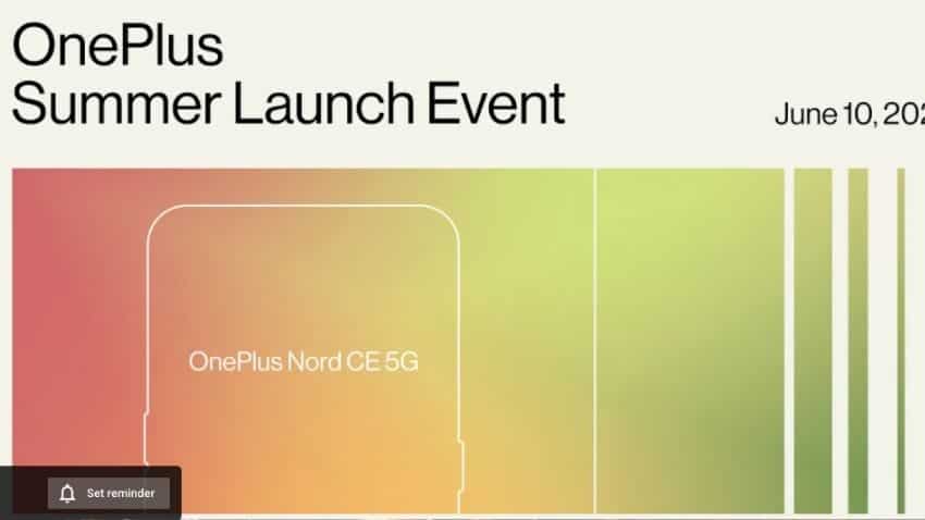OnePlus Event 2021 LIVE: Stage set! OnePlus Nord CE 5G launch in India ...