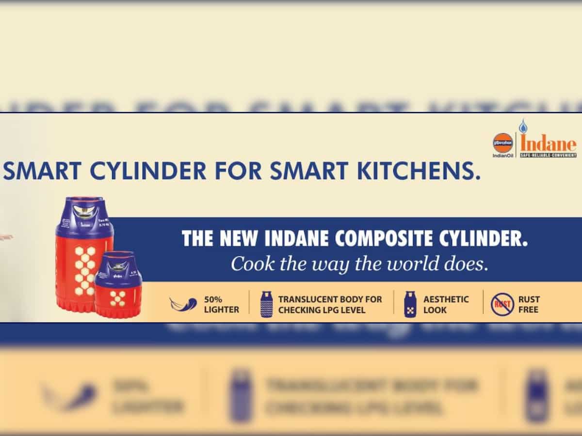 Indane smart cylinder! Check gas level with Composite Cylinder! Know ...