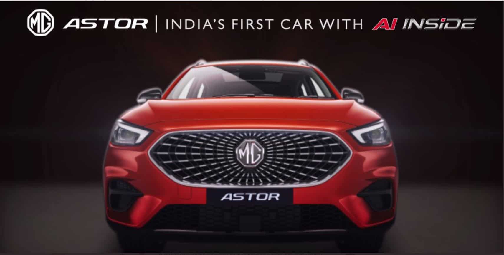 MG Astor: An MG Motor's SUV with first personal AI assistant and Level ...