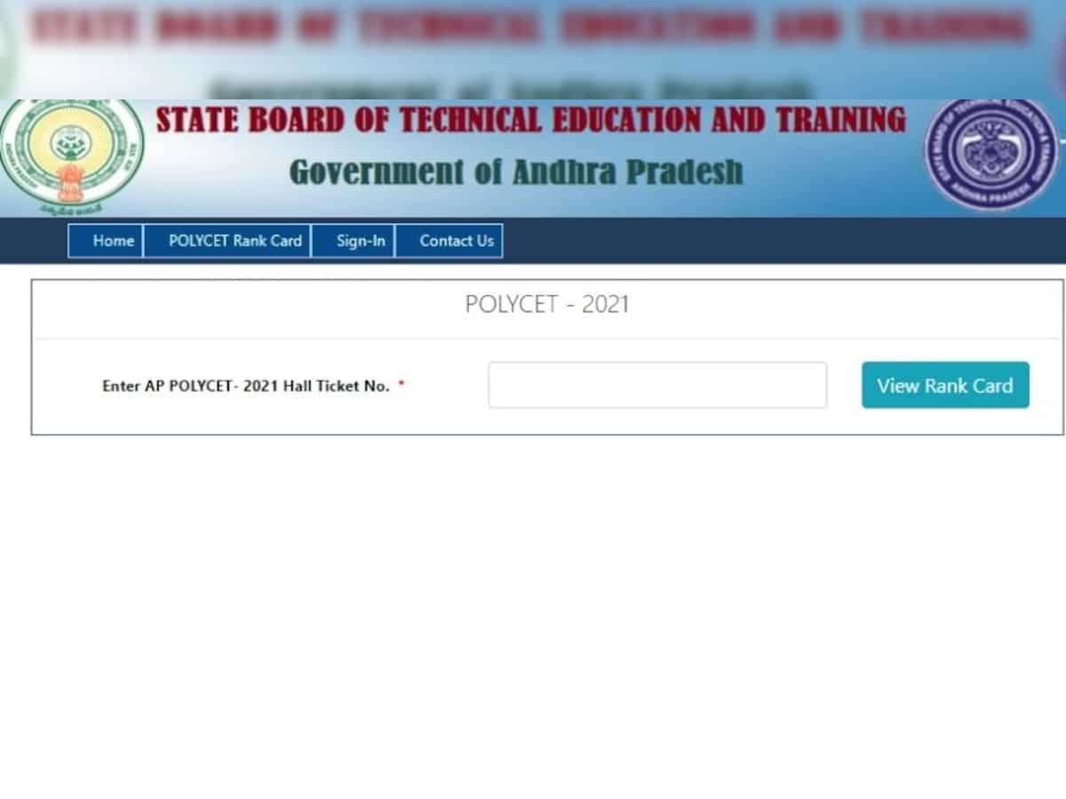 AP POLYCET 2021 results OUT at polycetap.ap.nic.in, DOWNLOAD rank cards ...