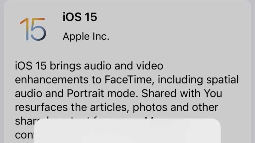 Apple iOS 15 update: Check how to download, compatible iPhones, new ...